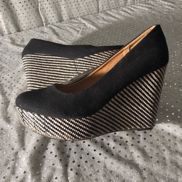 Report | Shoes | Wedges Black | Poshmark